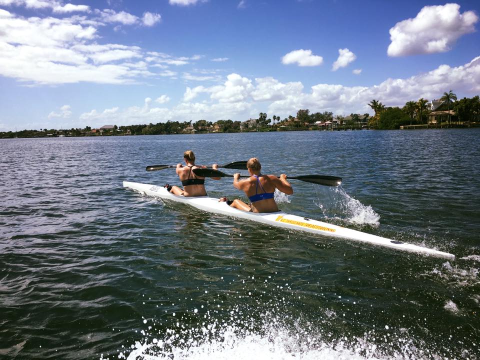 Kanu-Rennsport: Damen Trainingslager in Florida - Kanu zum Frühstück